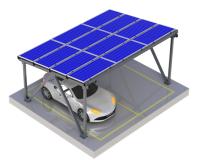 China Modular BIPV Mounting System - 115mm Steel Bracket with Prefabricated Frame for Rooftop Solar Shed for sale