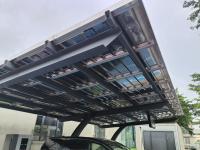 China Modular Solar Carport with Prefabricated Steel Structure & N-Type Bifacial Panels - 5200x6000mm, A-Grade Fireproof, 25-Year Lifespan for sale