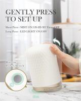 China 70ml Home Aroma Electric Essential Oil Diffuser With LED Ambient Light for sale