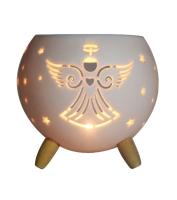 China Comfortable Ceramic Tart Warmers White Wax Melt Burner  International Standard for sale