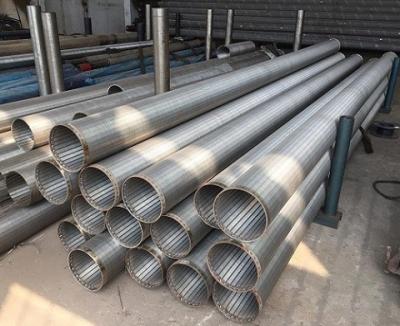 China Keystone Slot Wire Wrapped Screen Pipe for Oil/Water/Gas Well Sand Control Gravel Pack and Well Completion for sale