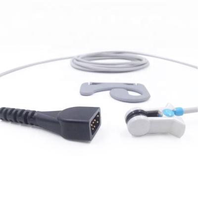 China Compatible Ninon DB9 spo2 sensor Adult ear clip for sale