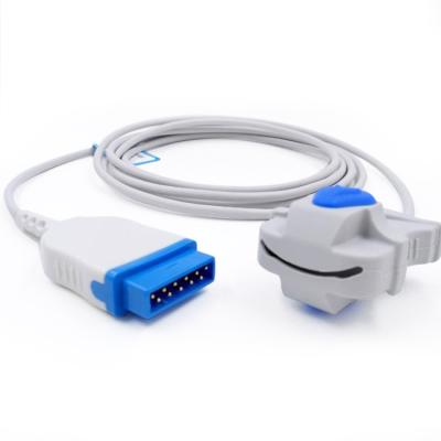 China Compatible GE 11pin Adult Soft Reusable Spo2 Sensor for sale