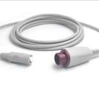 China Compatible Mindray 12pin Medical IBP Adapter Cable to Philips for sale