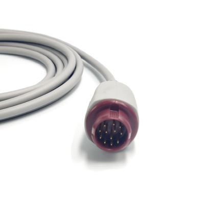 China Compatible Mindray 12pin Medical IBP Adapter Cable to Philips for sale