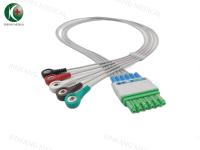 China Compatible Draeger-Siemens 5 leads Snap ECG leadwires AHA for sale