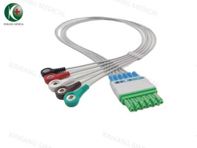 China Compatible Draeger-Siemens 5 leads Snap ECG leadwires AHA for sale