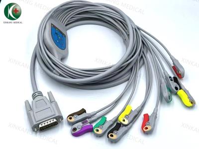 China Compatiable Nihon Konden  EKG Cable 10leads Clip  IEC for sale