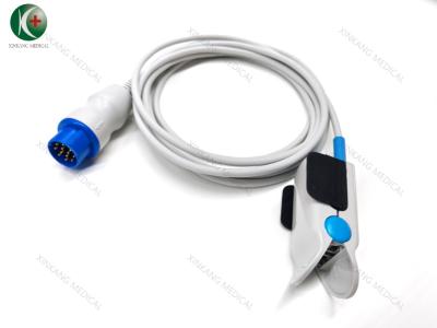 China Compatible Biolight 12Pin spo2 sensor Adult finger clip for sale
