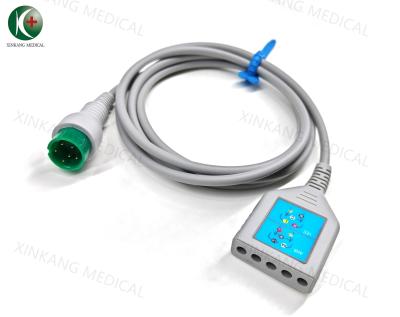 China Compatible Hwatime 6Pin Ecg Trunk Cable Din Style for sale