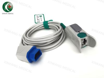 China Compatible Nihonkohden 14pin spo2 sensor Adult finger clip for sale