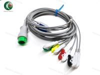 China Compatible Mindray T5 ECG cable 5leads Clip IEC for sale
