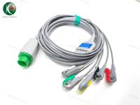 China Compatible Sinohero ECG cable 5leads Clip IEC for sale