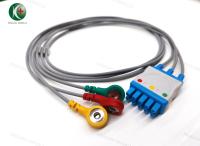 China Compatible GE 3leads Ecg leadwire Snap IEC for sale