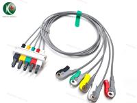China Compatible Philips AA type 5leads ECG leadwire Clip IEC for sale