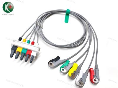 China Compatible Philips AA type 5leads ECG leadwire Clip IEC for sale