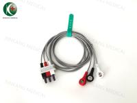 China Compatible Philips ECG leadwire 3leads snap AHA for sale