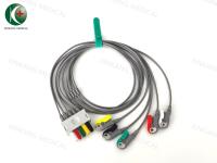 China Compatible siemens drager ECG 5leads Leadwire clip IEC for sale