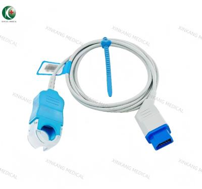 China Compatible Nihon Kohden 14 Pin Spo2 Extension Cable to Nihon Kohden DB9 2M for sale