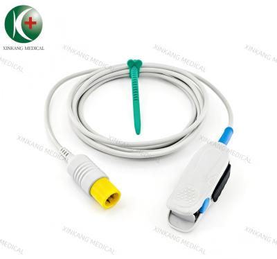 China Compatible Contec 6 Pin Direct Spo2 Sensor Adult Finger Clip 2.8M for sale
