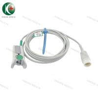 China Compatible Comen 12 Pin Direct Spo2 Sensor Adult Finger Clip 2.8M for sale