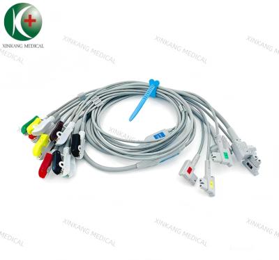 China Compatible HP TC-30 EKG Leadwire 10 Leads Clip Type IEC for sale