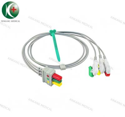 China Compatible Mindray、Siemens 3 Lead ECG Leadwire Clip Type IEC for sale