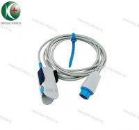 China Compatible Biolight digital 9 Pin Direct Spo2 Sensor Adult Finger Clip 2.8M for sale