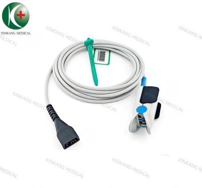 China Compatible Nonin 7 Pin  Direct Spo2 Sensor Adult Finger Clip 2.8M for sale