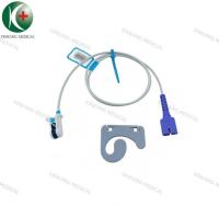 China Compatible Nellcor Oximax 9 Pin Spo2 Sensor Adult Ear Clip 1M for sale