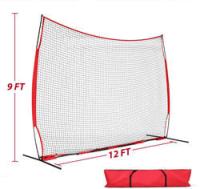 China 12ft X 9ft Outdoor Cricket Nets Heavy Duty Sports Barrier Net for sale