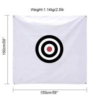China Canvas Golf Driving Net Golf Hitting Target Cloth White Color 1.5m for sale