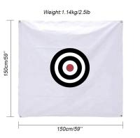 China Canvas Golf Driving Net Golf Hitting Target Cloth White Color 1.5m for sale