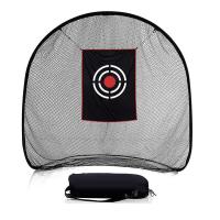 China UV Resistant Golf Hitting Net Folding Depth 180cm Golf Swing Trainer Net for sale