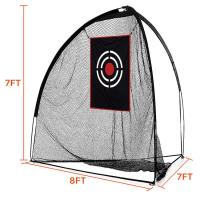 China UV Resistant Golf Hitting Net Folding Depth 180cm Golf Swing Trainer Net for sale