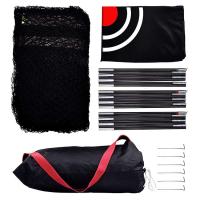 China UV Resistant Golf Hitting Net Folding Depth 180cm Golf Swing Trainer Net for sale