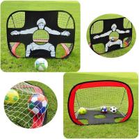 China 4FT Square Soccer Goal with NylonCarrying Bag Practice Foldable Children Pop-Up Play Goal for Outdoors Portable Training for sale