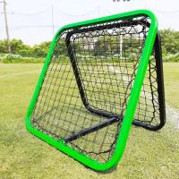 China Training Equipment Pop Up Keeper Gate Door Post Target Rebound Steel Foldable Football Nets Portable Soccer Goal for sale