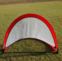 China Outdoor sports rebound soccer goal net and football net post pop up soccer goal rebound soccer goal for sale