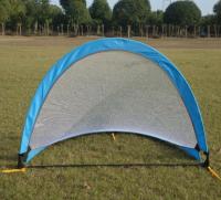 China Outdoor sports rebound soccer goal net and football net post pop up soccer goal rebound soccer goal for sale