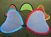 China Outdoor sports rebound soccer goal net and football net post pop up soccer goal rebound soccer goal for sale