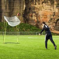 China Throwing Net Target Practice Aid Football Fade Trainer Quarterback Drop Equipment Training Gear for sale