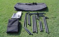 China Durable PVC Reinforced Fabric Target Foldable Football Goal Post for sale