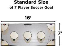 China UV Proof Replacement Football Net Knotless Soccer Goal Corner Target for sale