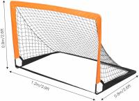China Elasticity Portable Soccer Goals Foldable Pop Up Soccer Nets for sale