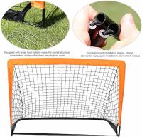 China Elasticity Portable Soccer Goals Foldable Pop Up Soccer Nets for sale