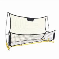 China 2.1m Replacement Football Net Steel Material Double Sided Rebound Net for sale