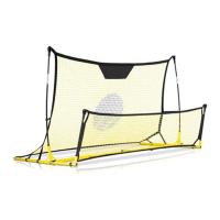 China 2.1m Replacement Football Net Steel Material Double Sided Rebound Net for sale
