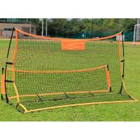 China 2.1m Replacement Football Net Steel Material Double Sided Rebound Net for sale