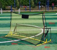 China 2.1m Replacement Football Net Steel Material Double Sided Rebound Net for sale